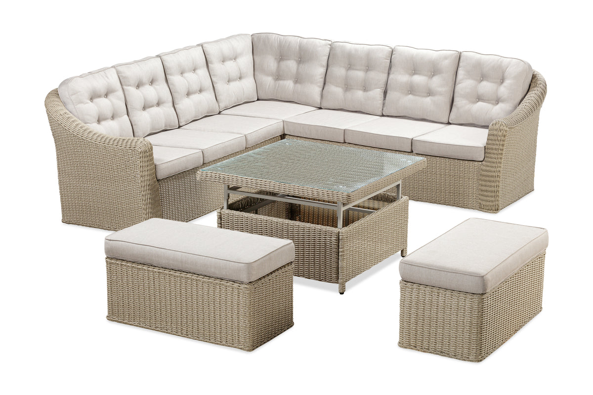 Florence Large Corner Dining Set – Carr Farm